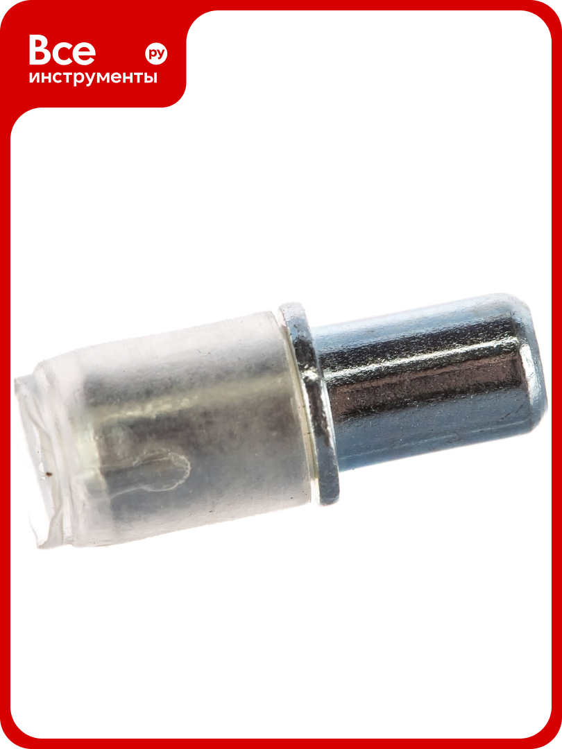 Полкодержатель-дупло с пластиковым наконечником европартнер 5/5х16 мм 12шт. 16 1904 1