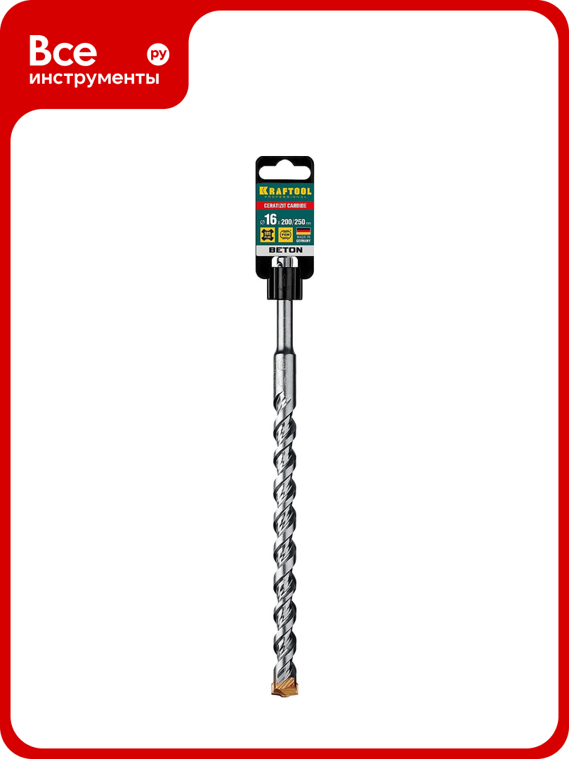 Бур SDS-plus (16х250 мм) Kraftool 29320-260-16_z02