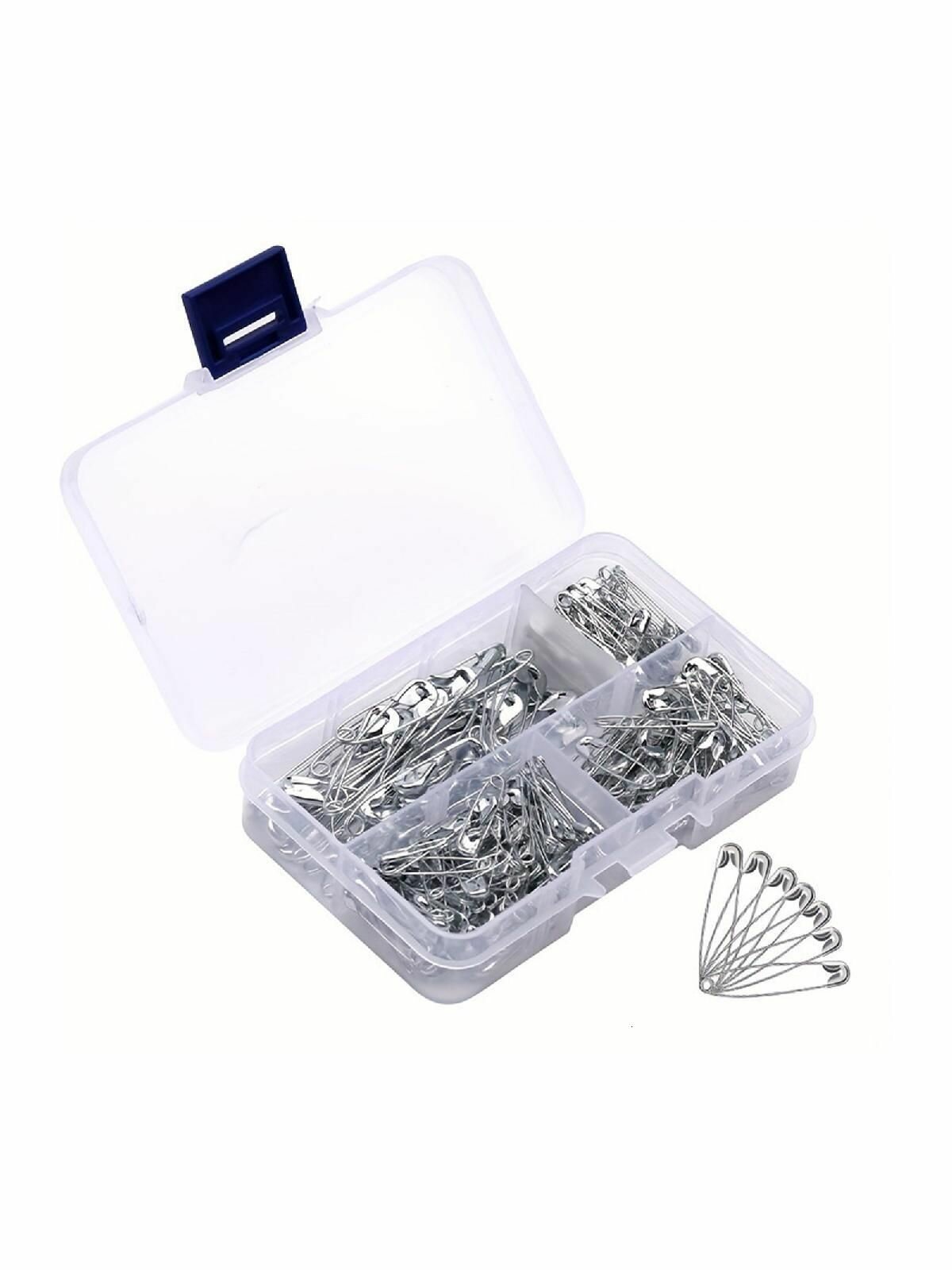 Булавки металлические 250 шт в пластиковом кейсе