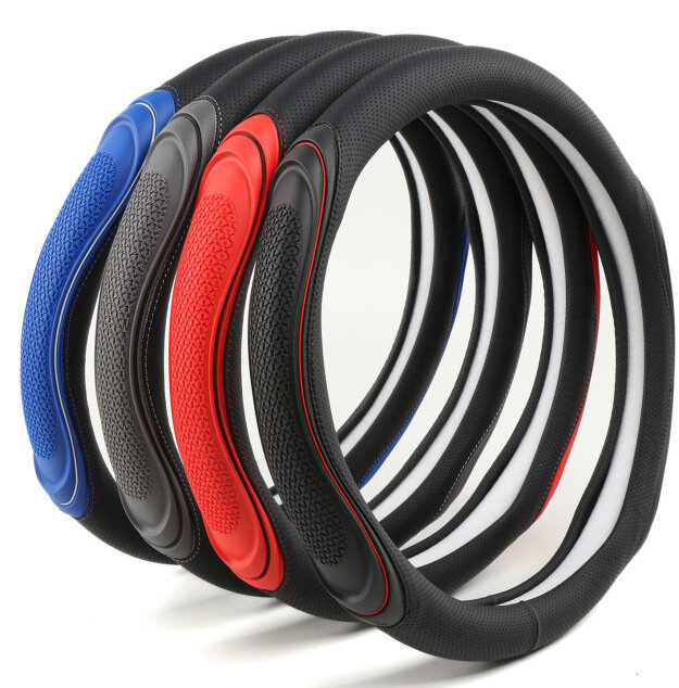 Популярный на Amazon накладка на руль из кожи с песком и клеем, универсальная для всех сезонов, 15 дюймов (38 см)