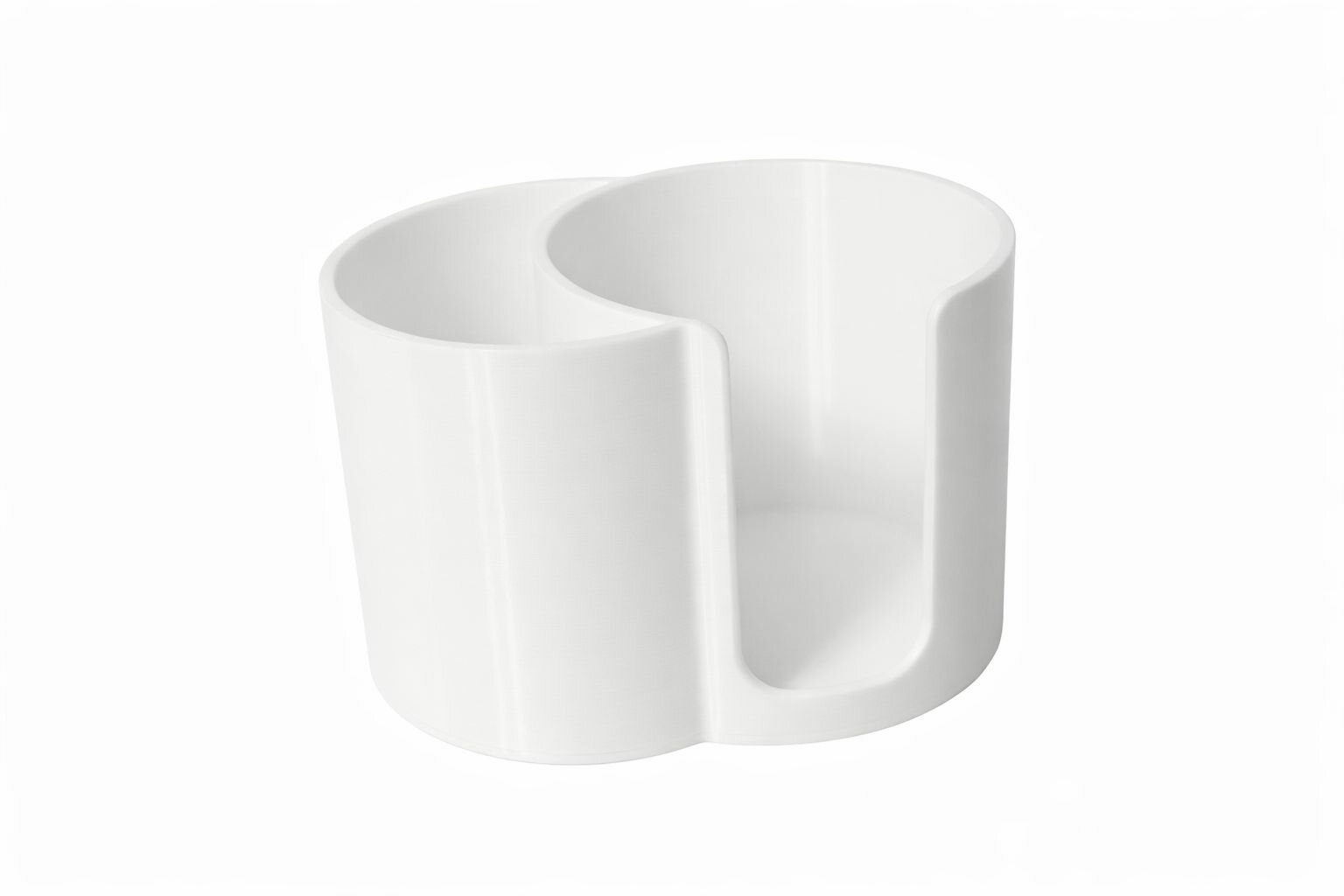 Органайзер для ватных дисков и ушных палочек, контейнер для ванной комнаты, белый