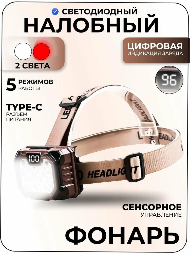 Фара передняя для велосипеда