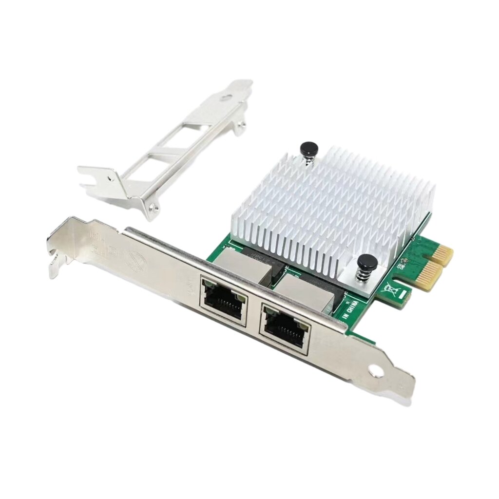 PCIE 2-гигабитная сетевая карта PCI Express X1 Ethernet-адаптер 1000 Мбит/с