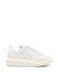 Кроссовки Alexander McQueen Lace-up platform sneakers, размер 39, бежевый/белый