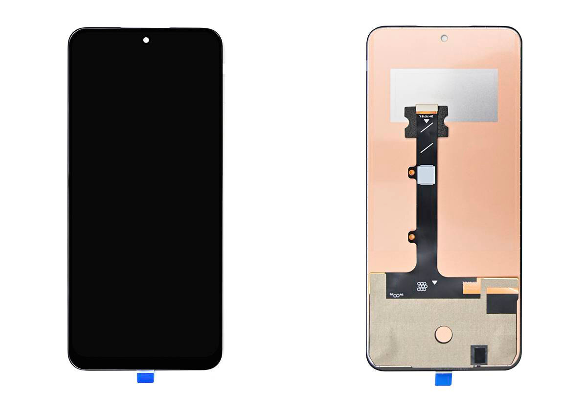 Дисплей (экран) в сборе с тачскрином для Tecno Spark 30 Pro, Infinix Hot 50 Pro черный In-Cell / 1080x2436