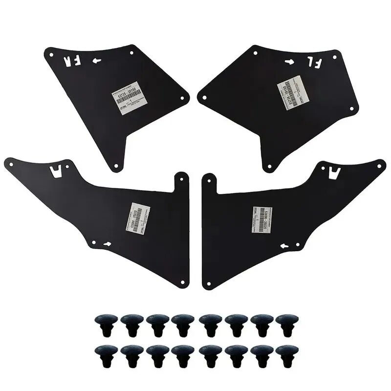 Lexus, Toyota Prado, Подкрылки с клипсами для Lexus GX470 GX460 , 53735-35150,