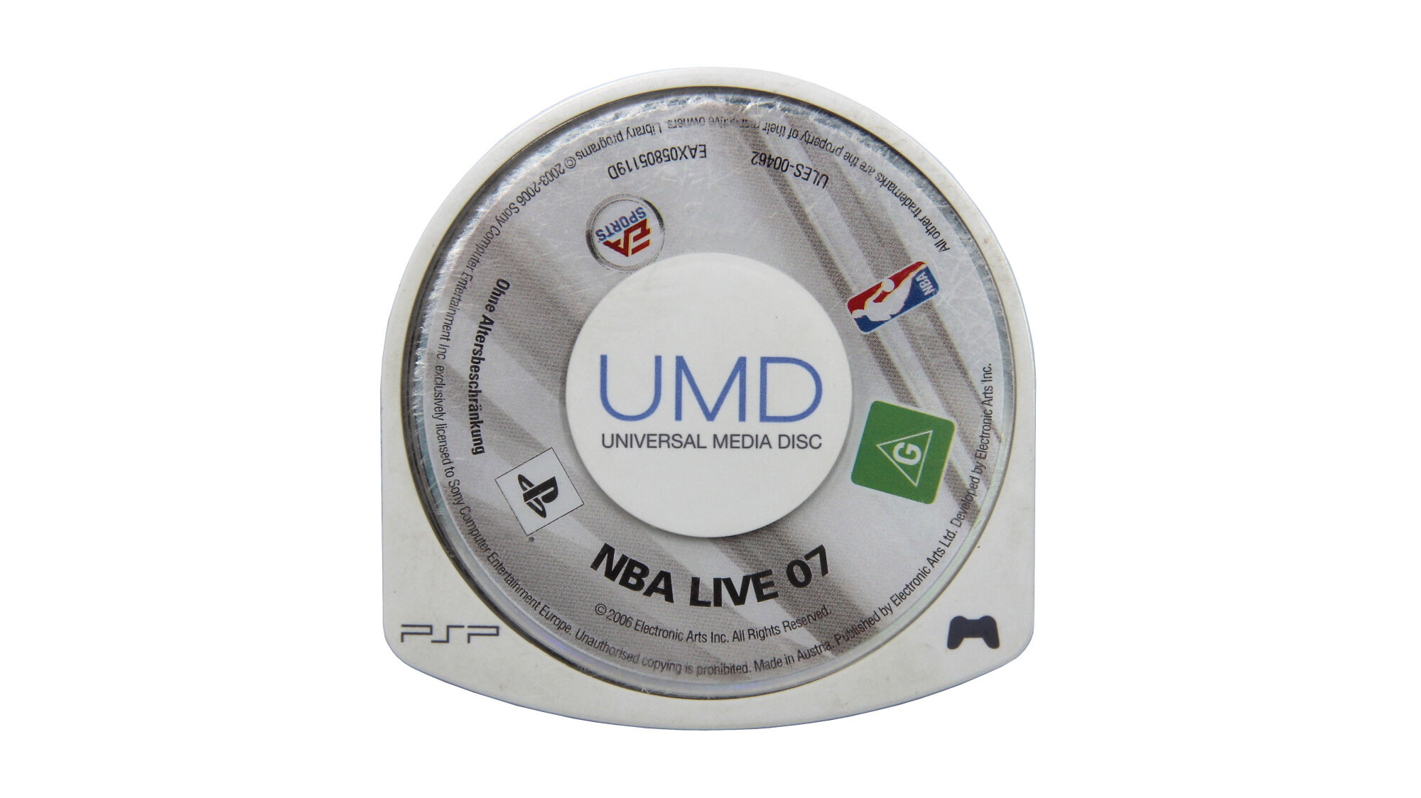 NBA Live 07 (PSP, без коробки, полностью на английском языке)