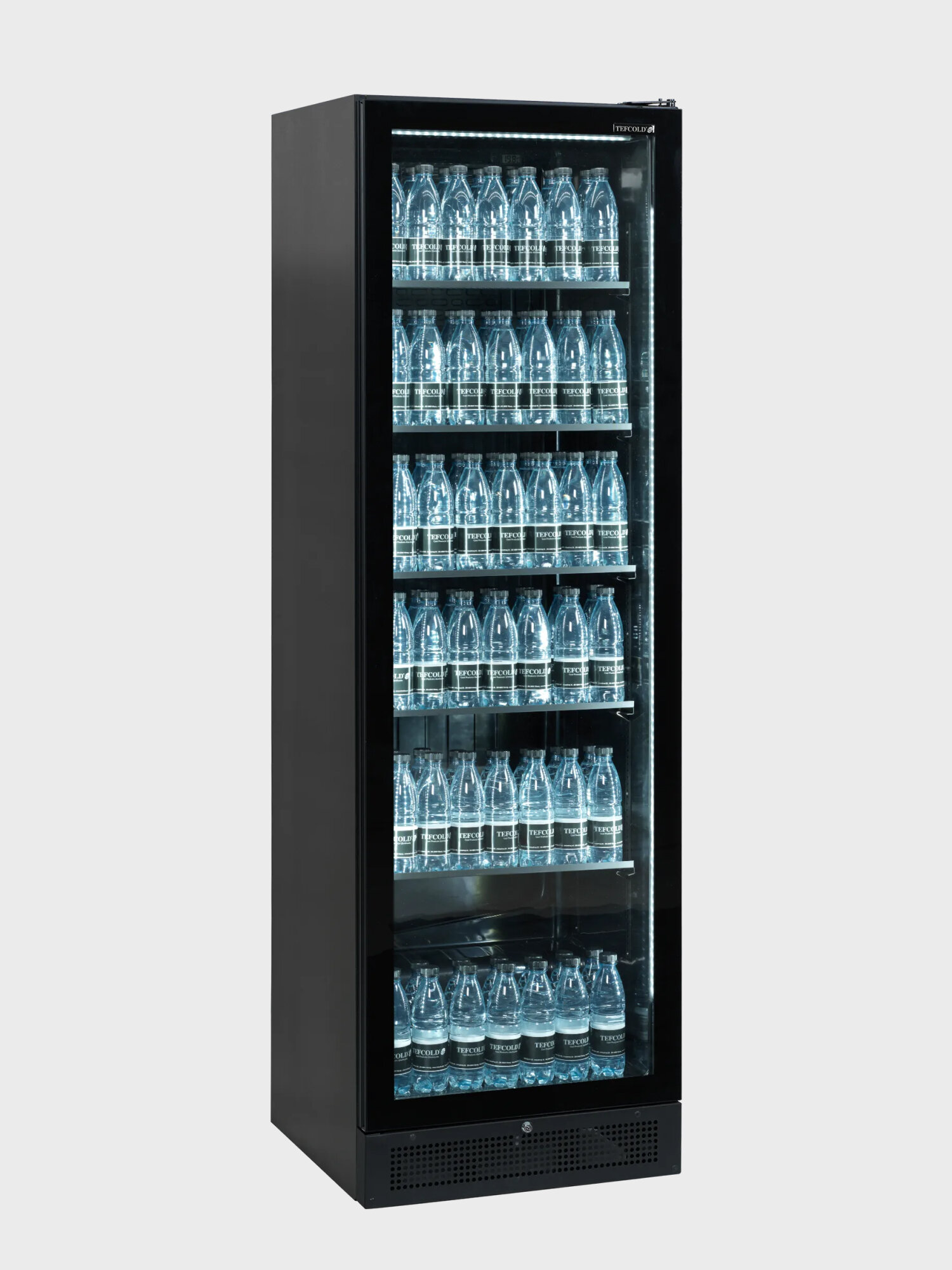 Холодильный шкаф TEFCOLD SCU1425 FRAMELESS со стеклом, 347 л, витрина холодильная