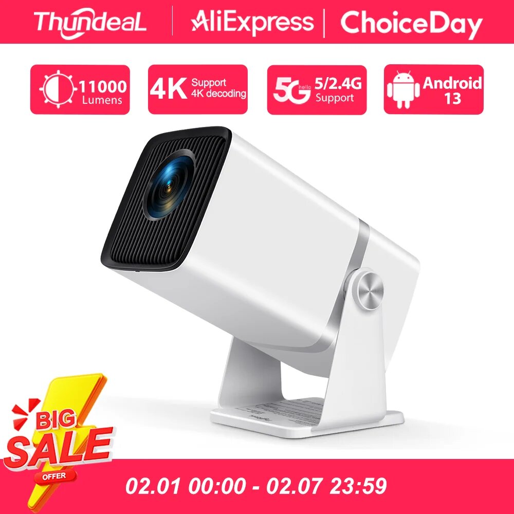 ThundeaL TD80W Проектор Европейская вилка (EU Plug)