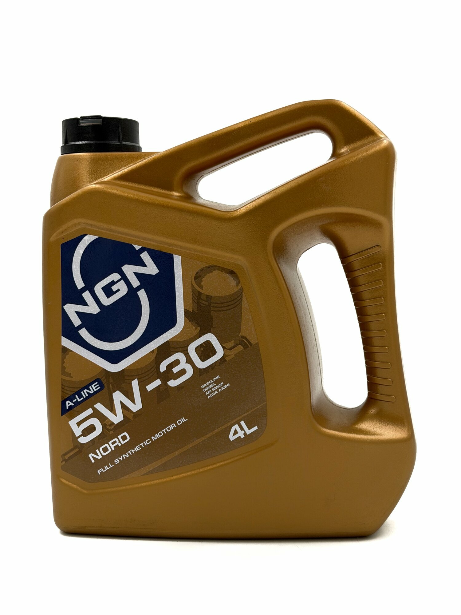 Масло моторное NGN Nord 5w-30, 4 литра, синтетическое, для авто