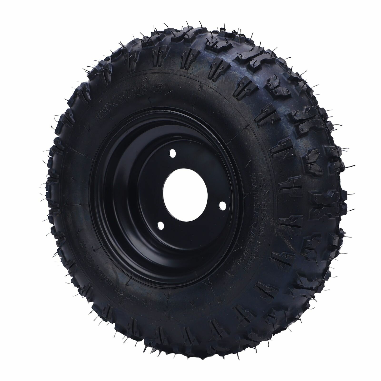 Колесо в сборе 6", покрышка 13x5.00-6, 3-болтовое крепление, для картинга