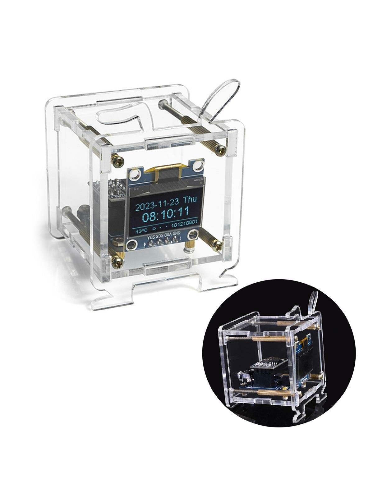 Сделай сам, часы с прогнозом погоды, комплект для измерения температуры и влажности, сеть Wi-Fi