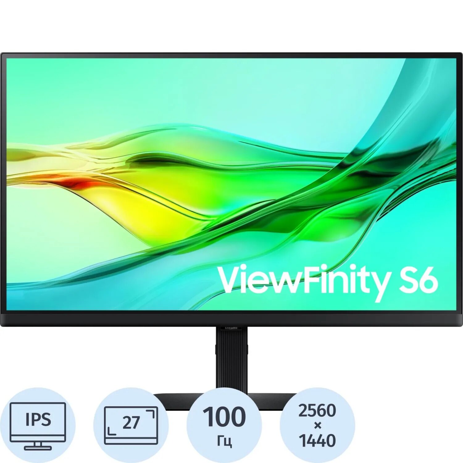 Монитор Samsung 27 S27D604UAIXCI IPS Quad 2K чер 5ms 100Hz LS27D604UAIXCI