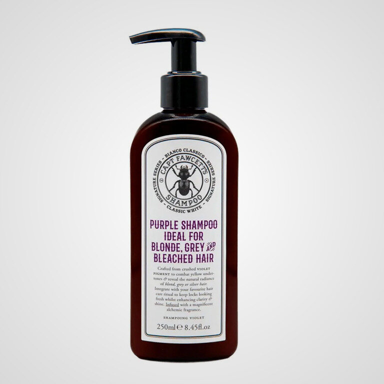Шампунь для осветленных и седых волос 250 мл CAPTAIN FAWCETT Bianco Classico Purple Shampoo Шампунь 250 мл