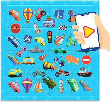 Головоломка с дополненной реальностью. 32 детали. Транспорт. 30х30,5 см. Геодом