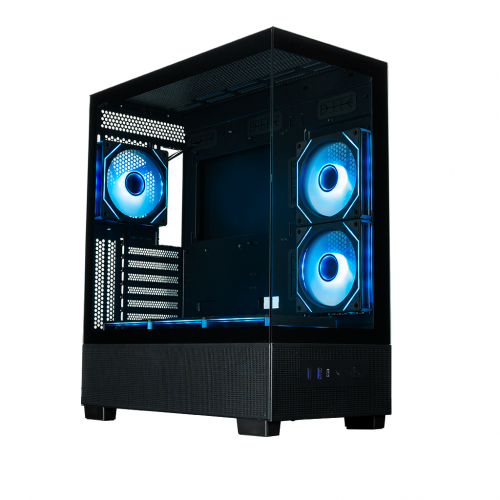 Корпус Xastra Q500 6ARGB-C10-UC, черный