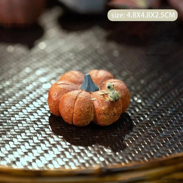 Чайные фигурки из глины Zisha, модели арбузов, скульптуры, чайные сервизы, украшения, изделия ручной работы, предметы домашнего декора, чайные сервизы, декоративные произведения искусства.