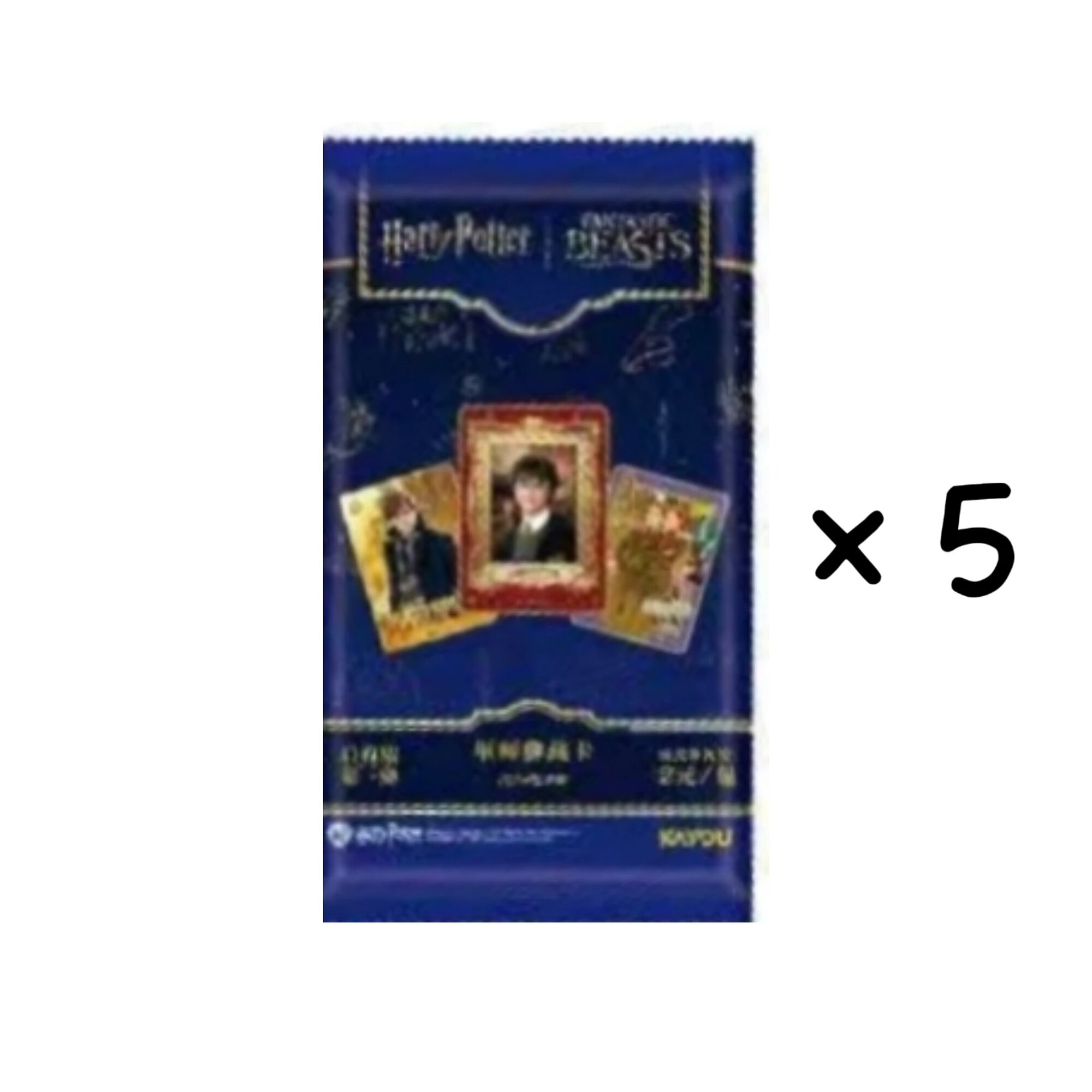 KAYOU Карточки Гарри Поттер Фантастические твари, 5 пакетов (20 карт)