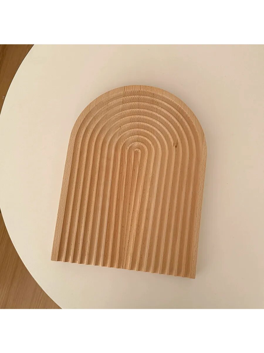 Деревянный поднос для аромата, цвет дерева арка 32x24