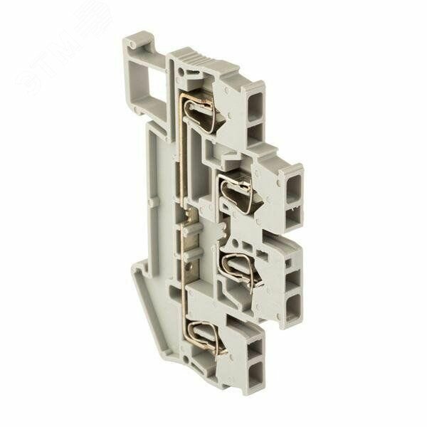 Колодка клеммная пружинная двойная ST-4 31А серая EKF