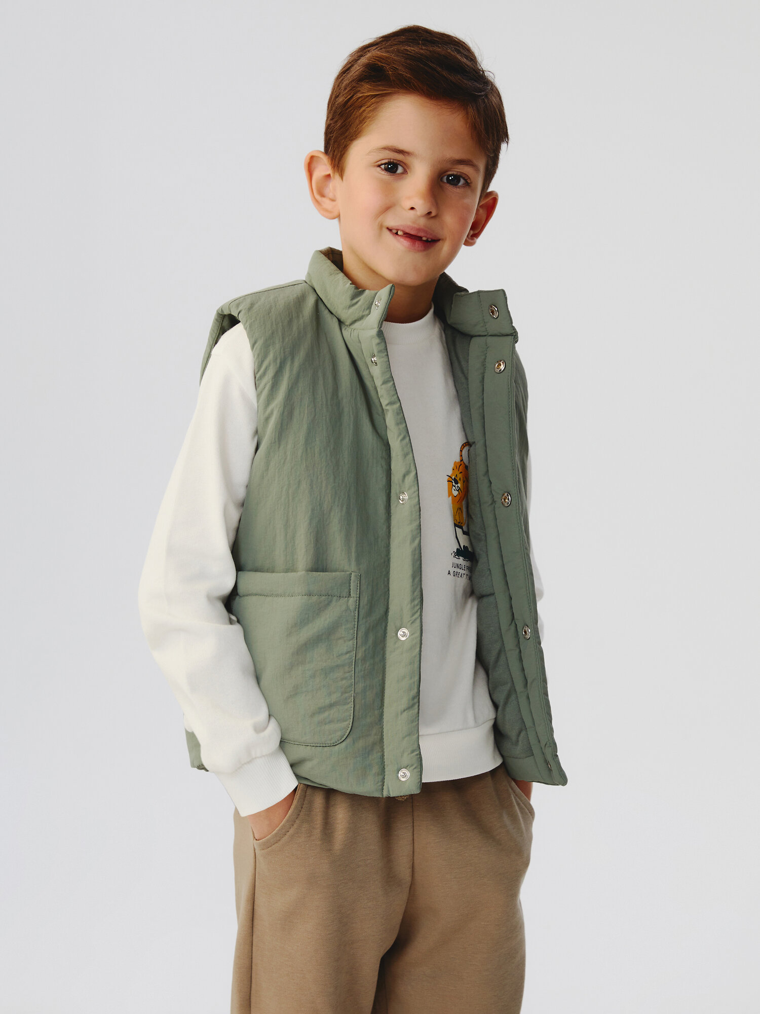 Жилет утеплённый