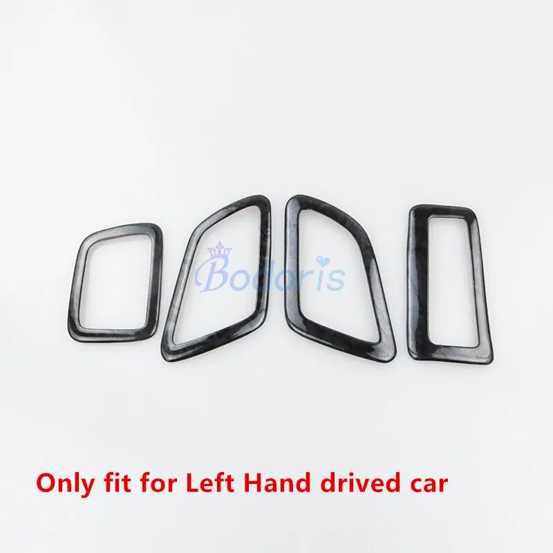 Для Toyota Land Cruiser 120 Prado FJ120 2003-2009 внутренняя черная деревянная дверь подлокотник стеклянный подъемник вентиляционная лампа формовочные Планки