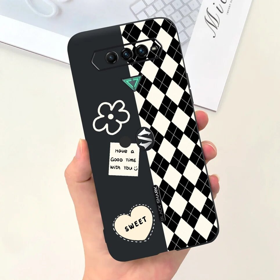 Роскошный чехол для телефона Xiaomi Black Shark 4 4Pro 3 3S бампер Coque TGhei1706, Black Shark 4