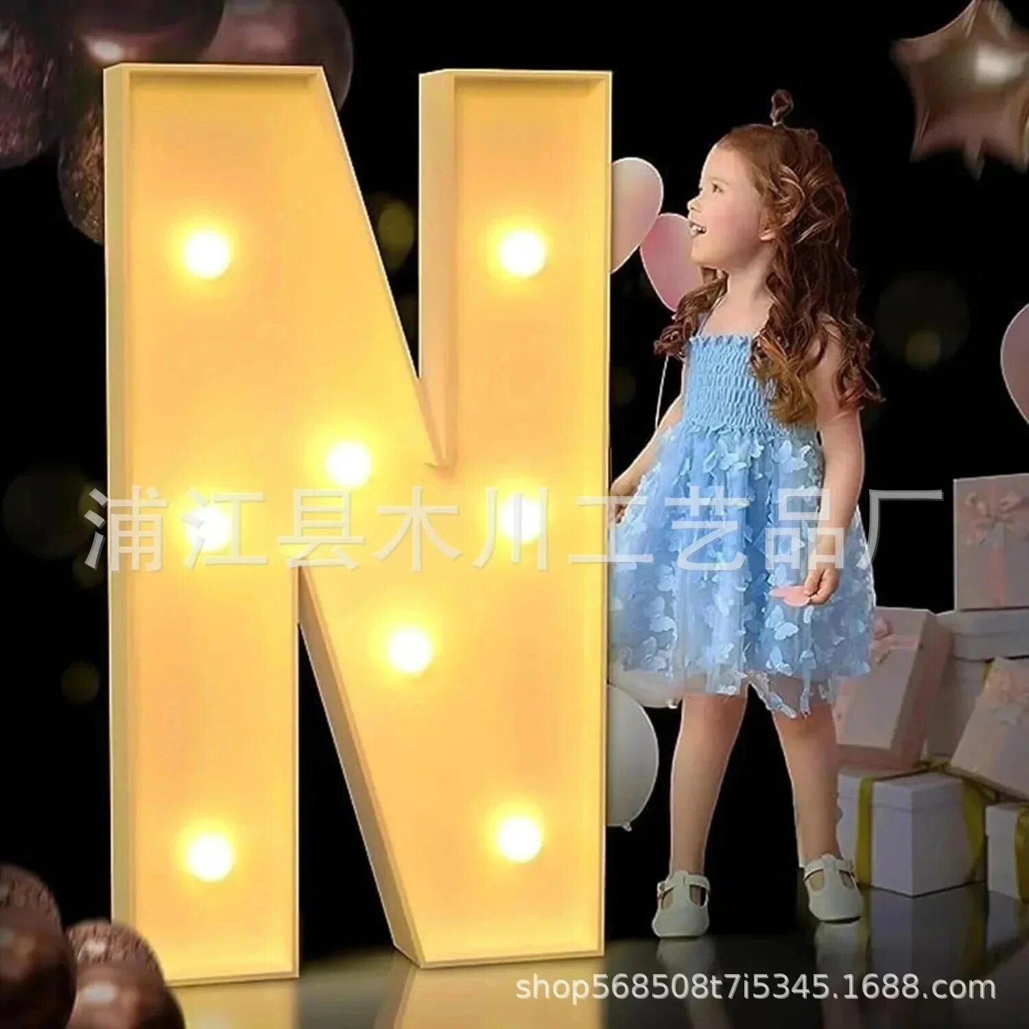 Гигантская светодиодная буква 100 см для праздника 100cm, A14