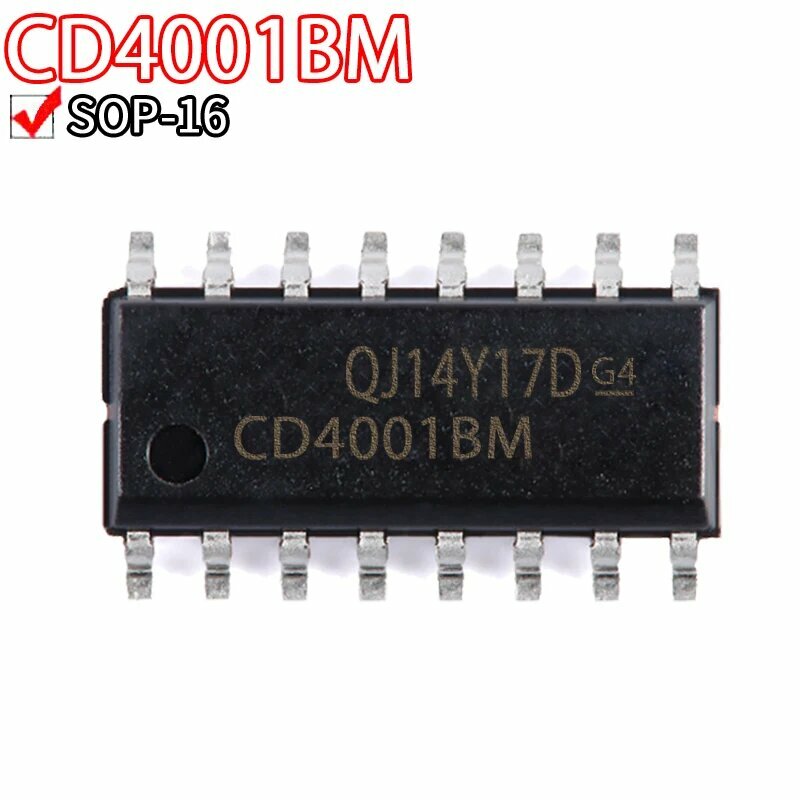 20 шт. пластиковые корпуса CD4001BM CD4001 HEF4001BT HEF4001 SOP-14