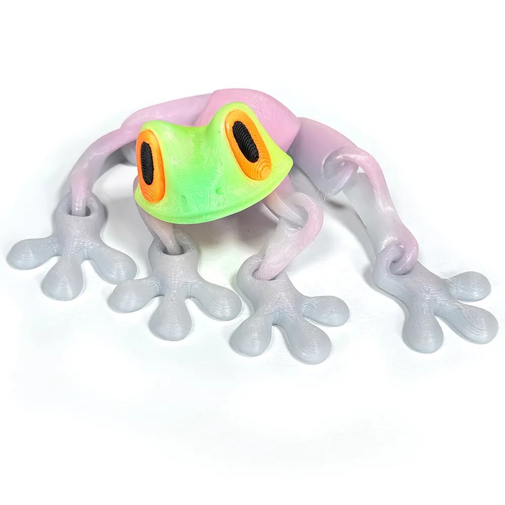 Флуоресцентные украшения лягушка