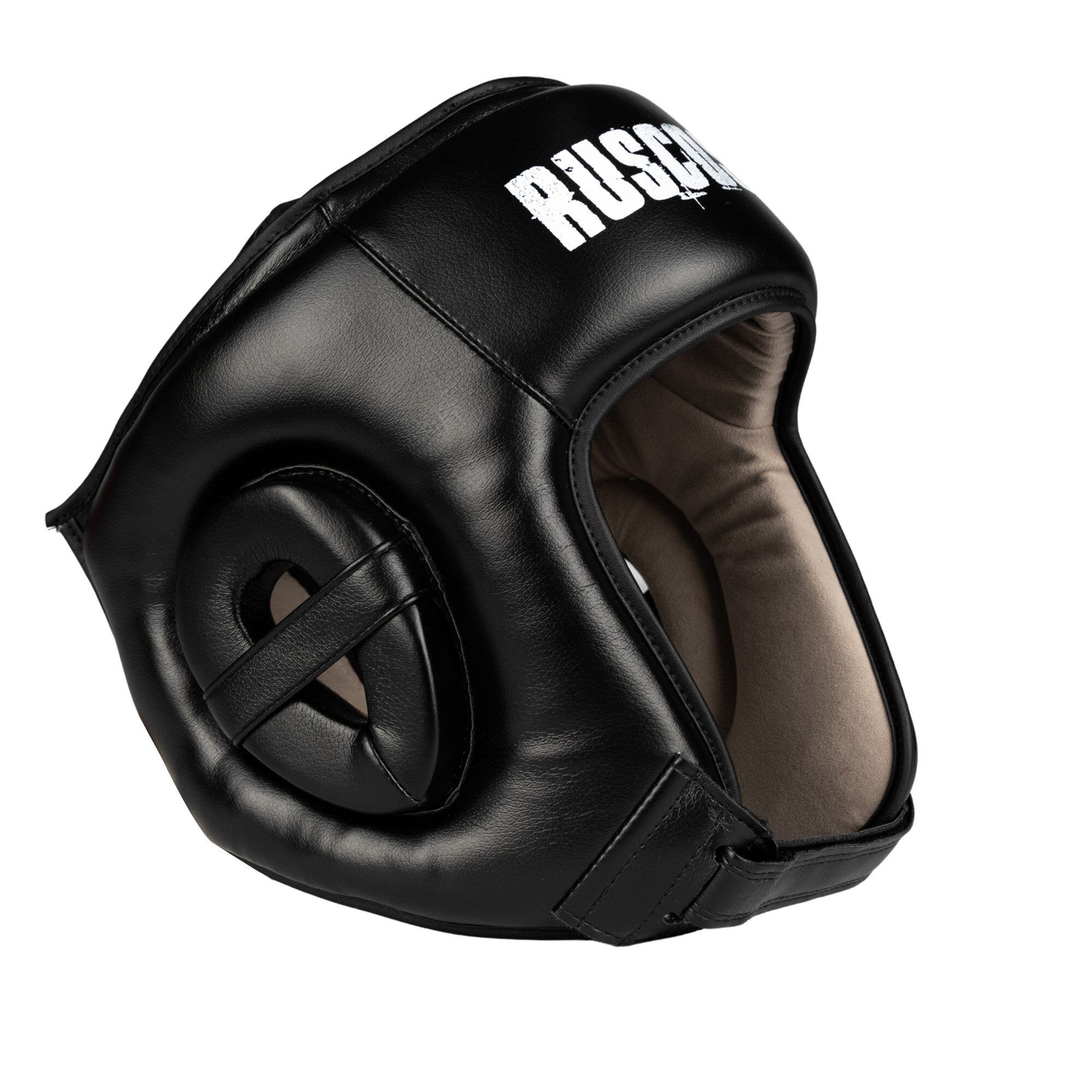 Шлем усиленный RUSCO SPORT с закрытым верхом черный (XL)