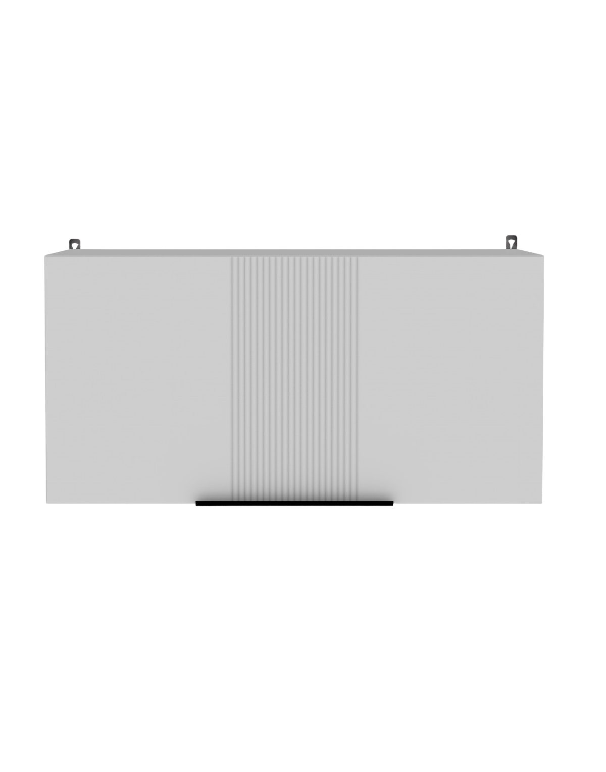 Антресоль Кения 80х40х48 см, МДФ Белый софт/Белый, модульная система