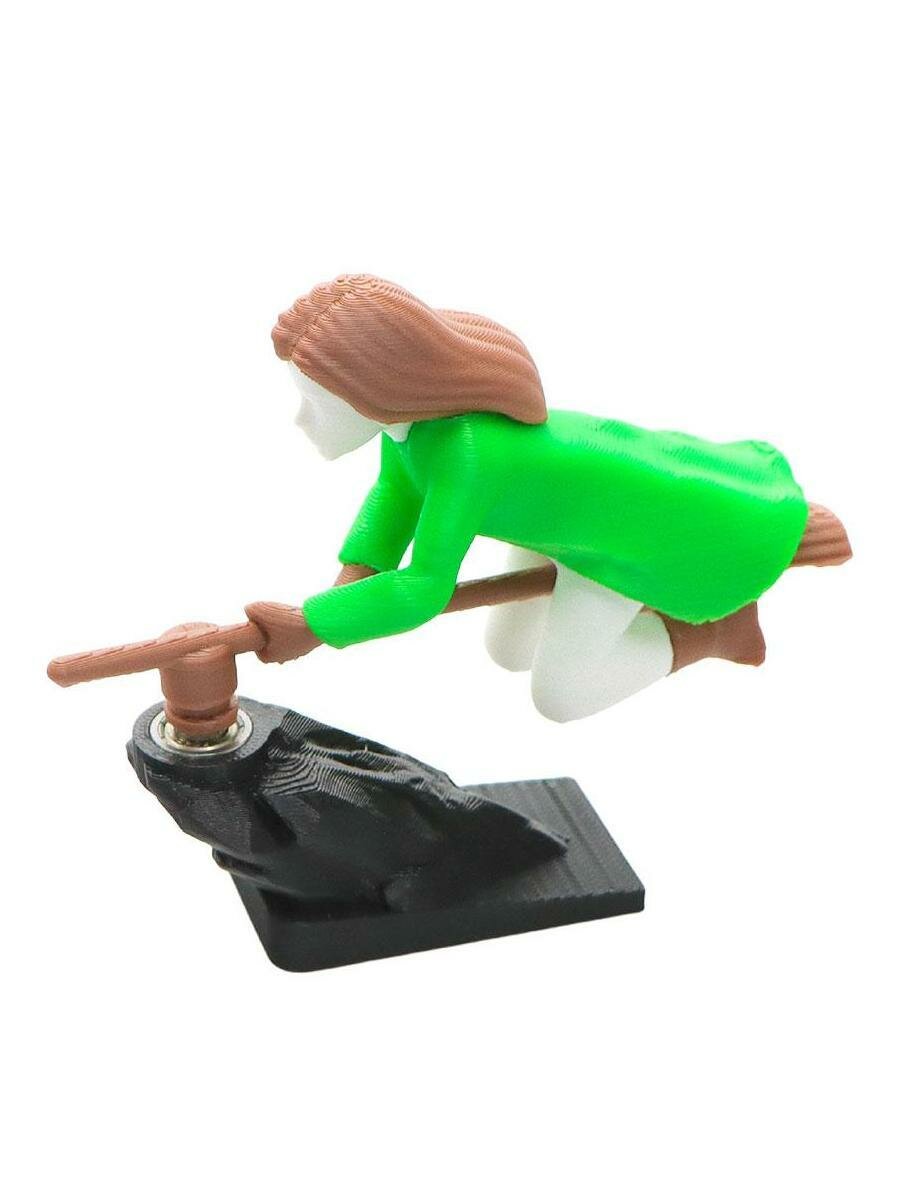 Фигурка на капот Ведьма, дрифтующая вместе с автомобилем мужчина , высота 7.8 см