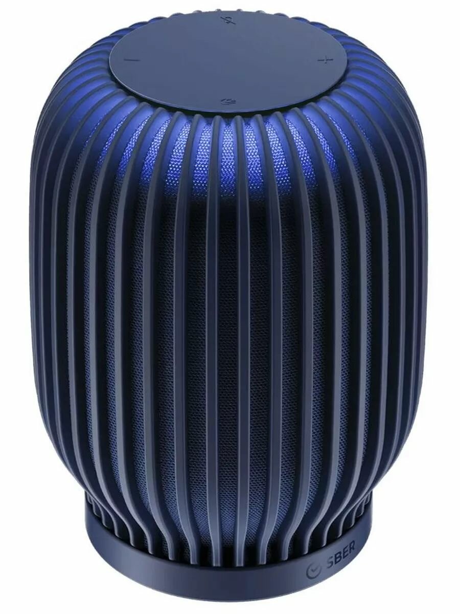 Умная колонка Sber SBDV-00090B SberBoom, с GigaChat, галактический синий