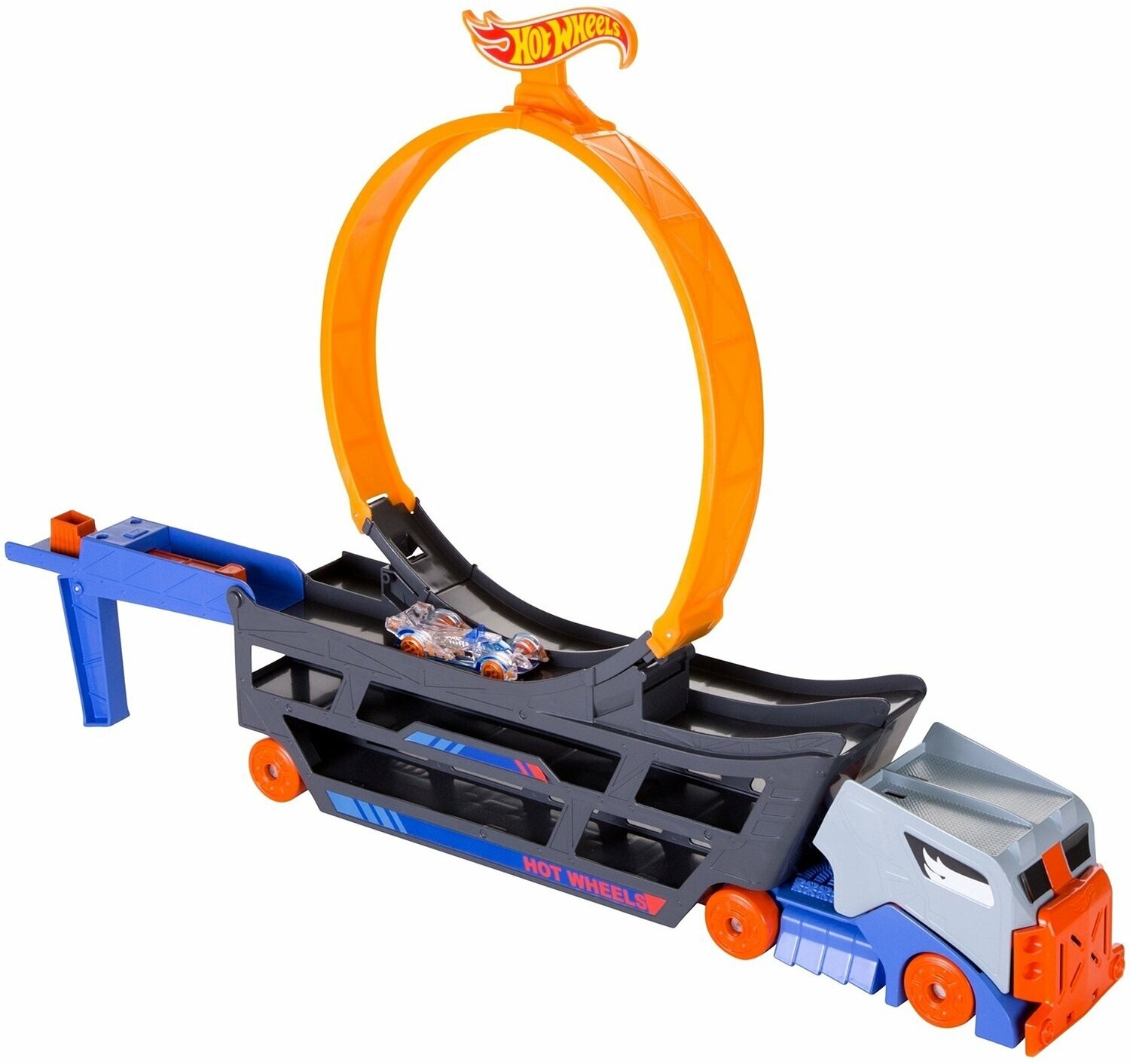Набор игровой Hot Wheels Stunt and Go Грузовик-пусковая установка GCK38