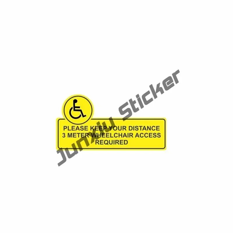 Наклейка "Инвалид" 16см, Handicap 12