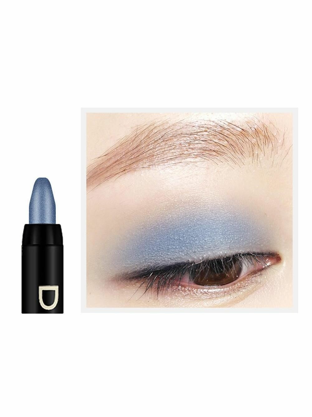 16 цветных водостойких карандашей для глаз с блестками: для век и слизистых, стойкие тени-хайлайтеры