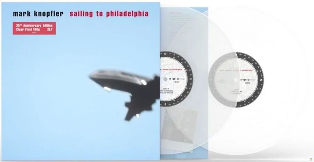 Mark Knopfler - Sailing To Philadelphia 25th Anniversary Edition Clear Vinyl 180g 2LP