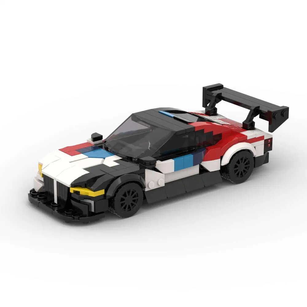 Детская игрушка, спортивный автомобиль Moc, головоломка, строительные блоки