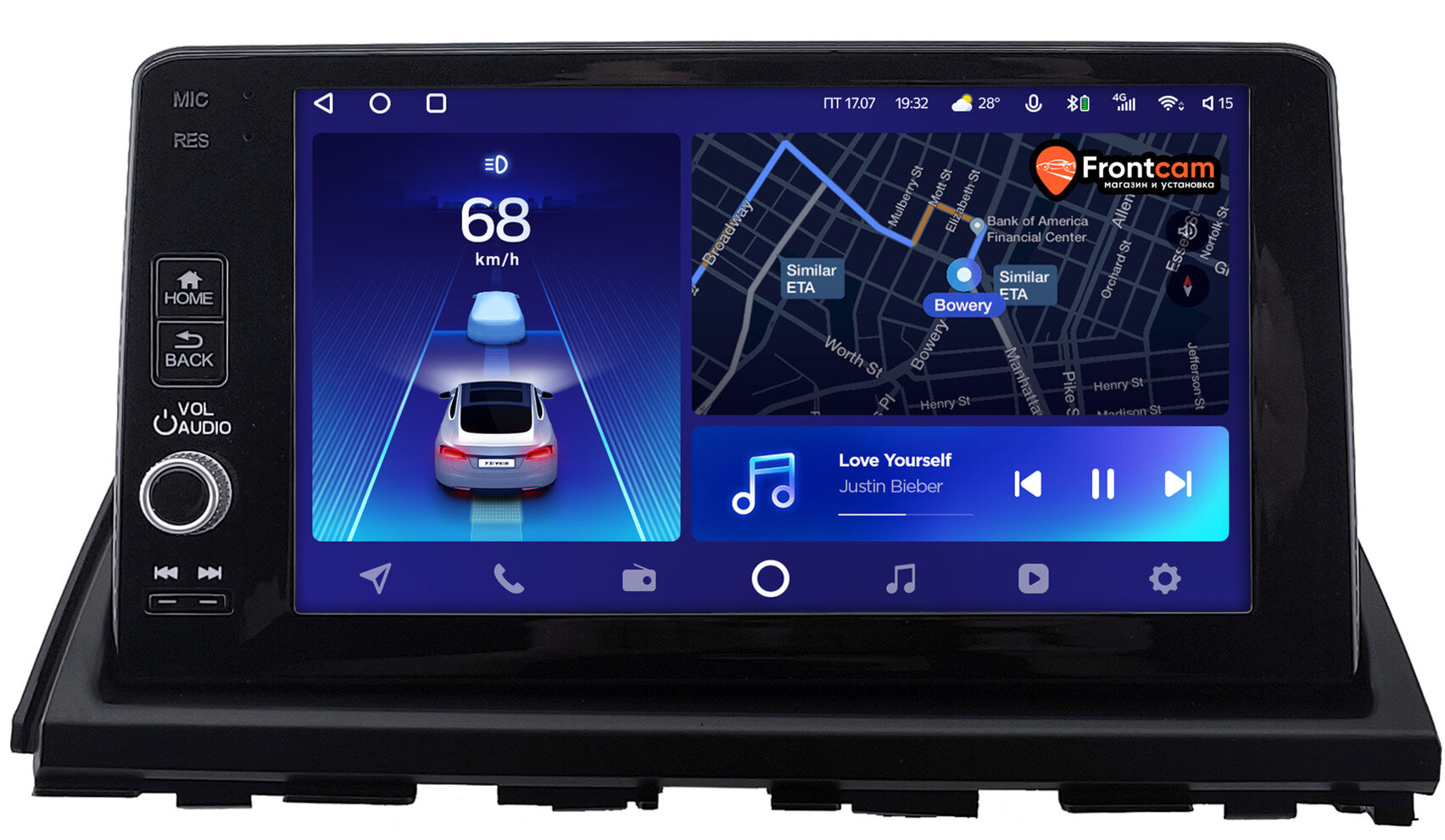 Штатная магнитола Honda Odyssey 5 2020-2024 Teyes CC2 PLUS 6/128 10" RM-10-0242 Android 10 (4G-SIM, DSP, QLed)