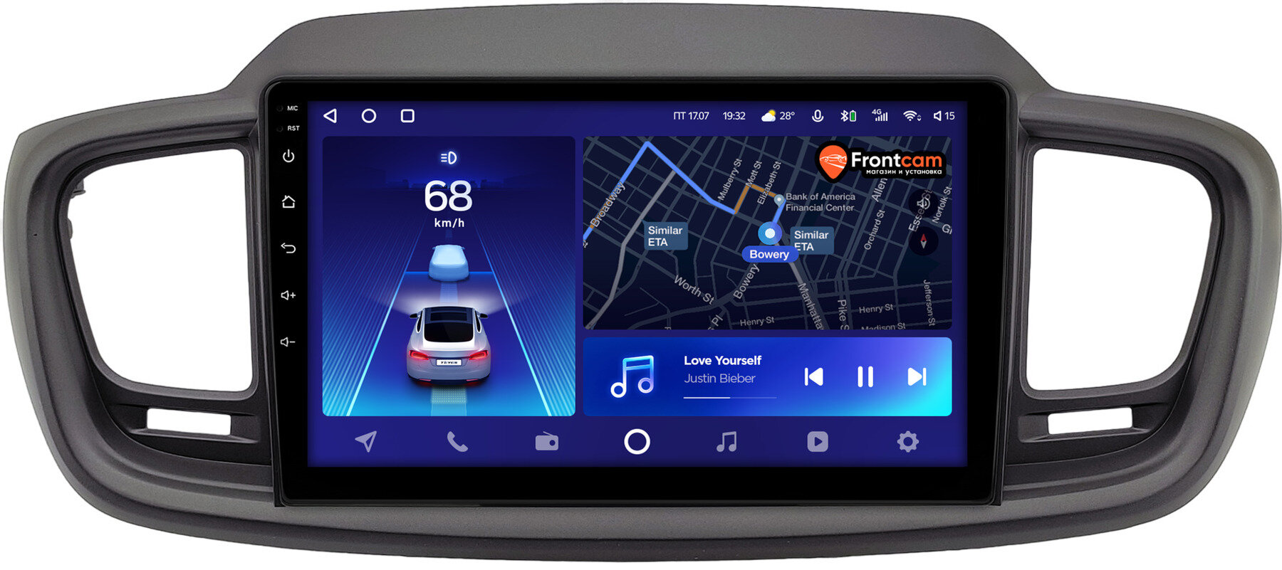 Штатная магнитола Teyes CC2 PLUS 6/128 10" RM-10-1125 Kia Sorento 3 Prime 2014-2020 Android 10 (4G-SIM, DSP, QLed)