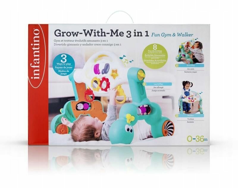 Игровой центр для малышей Infantino - Многофункциональный игровой центр 3в1 - 313015