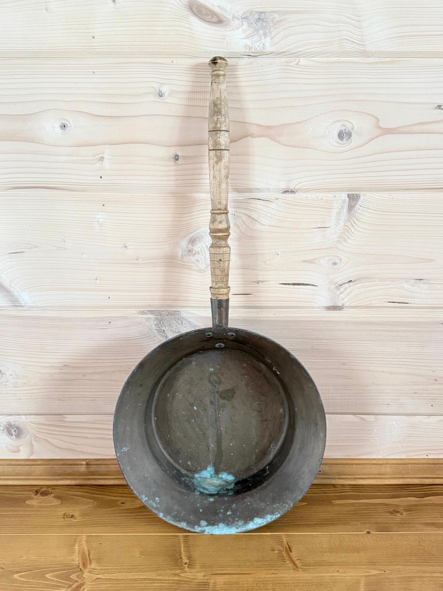 Старинный медный таз для варки варенья, антиквариат, клеймо Кольчугинского завода