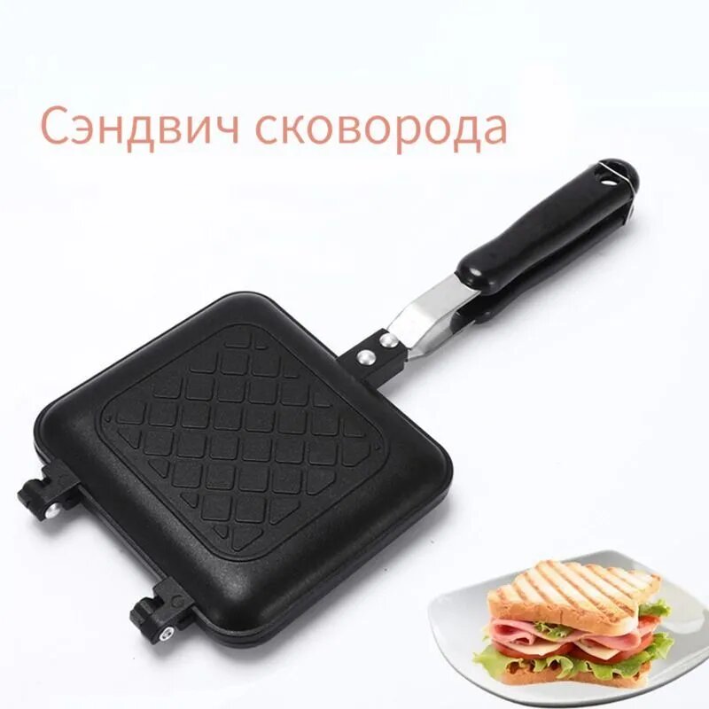 Бутербродница SJ-007-3, черный матовый