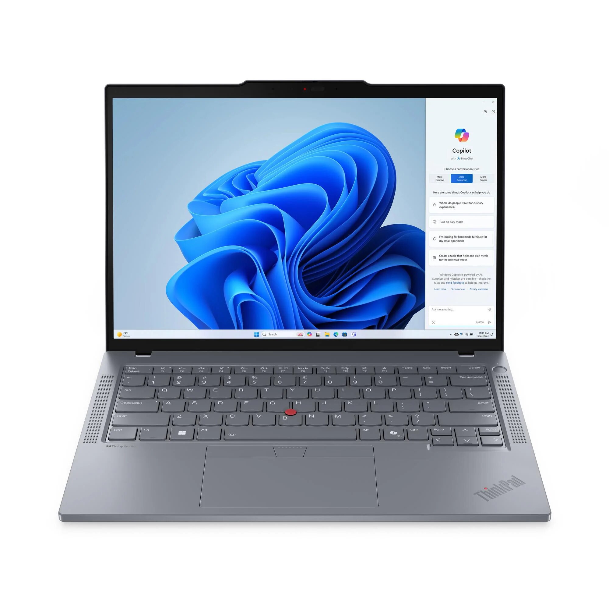 Ноутбук Lenovo ThinkPad T14 Gen 5, Intel Core Ultra 5 125U, 16GB, 512GB, 14"WUXGA (1920x1200) сенсорный