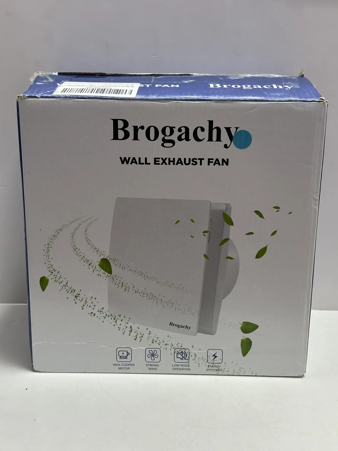 Brogachy Wall Exhaust Fan EUT150-C1 с размерами Ширина 21 см, Высота 22см, Глубина 12.1см