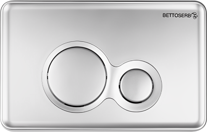 Кнопка смыва BETTOSERB Sava Fix Slim Morava 40006462 хром матовый