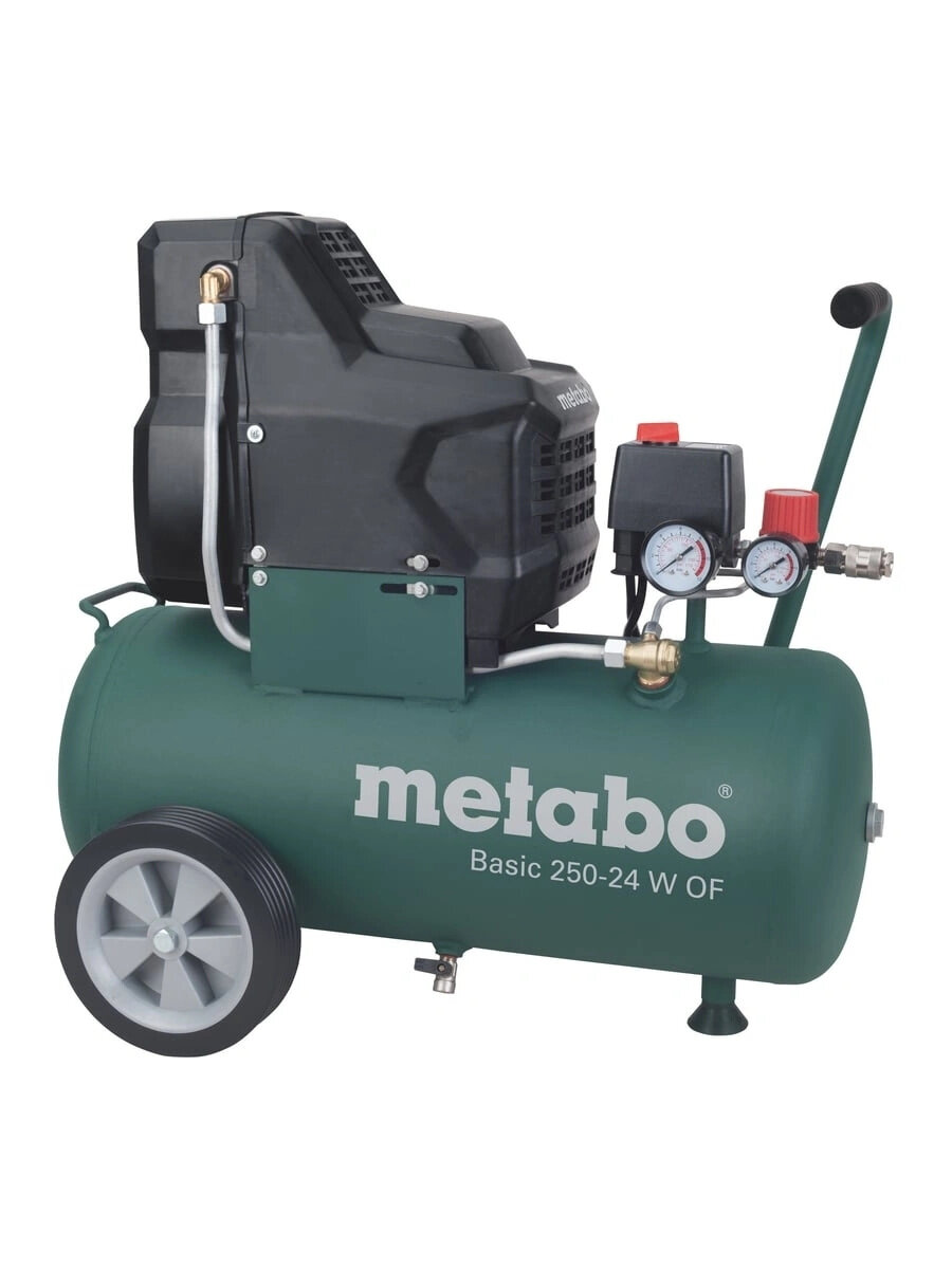 Компрессор Metabo Basic 250-24 W OF безмасляный 120л/мин 24л 1500Вт