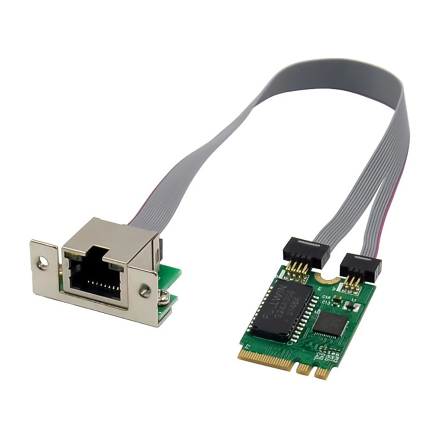 Мини PCIE сетевая карта M.2 A + E к RTL8111F гигабитная Ethernet-карта с одним портом RJ45 Ethernet Сетевая карта