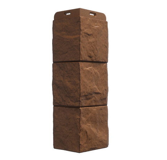 Docke Fels Ржаной, угол наружный (6 уп. / 48 шт.) для фасадных панелей